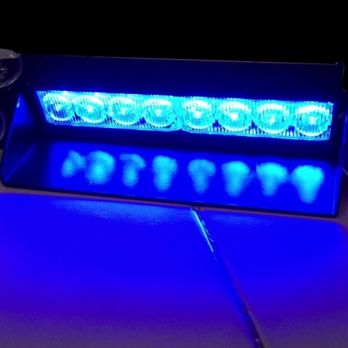 STROBO KACA DASHBOARD LED FLASH LIGHT WARNA BIRU-BIRU