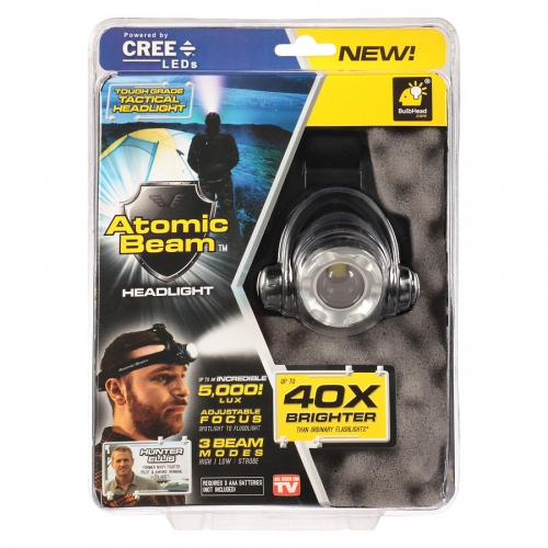 atomic beam headlight - senter kepala super terang