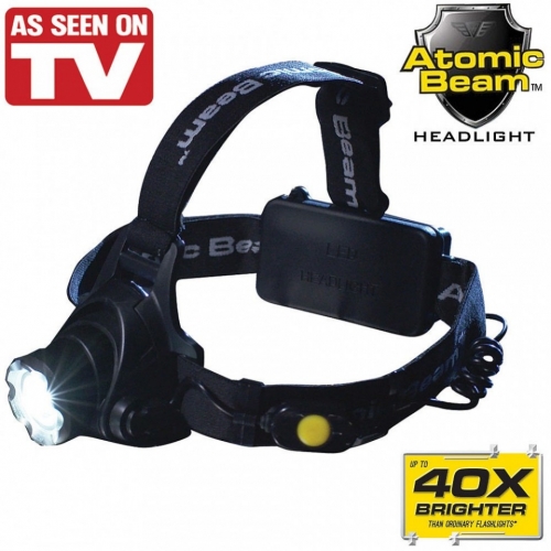 atomic beam headlight - senter kepala super terang