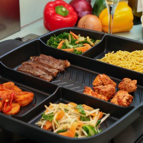 magic pan innovative cookware - panci 5 in 1