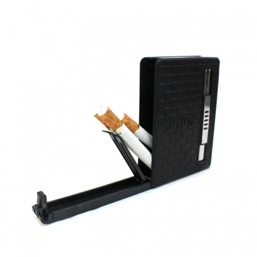 2 in 1 tempat rokok + korek - travelers